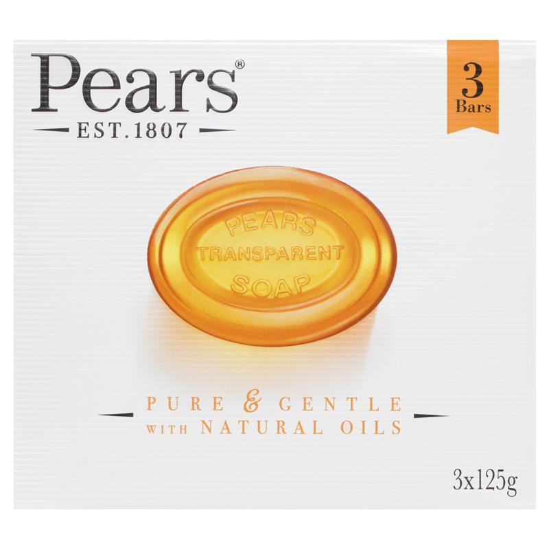 Buy Pears Transparent Value Pack 3x125g online at Chemist Warehouse