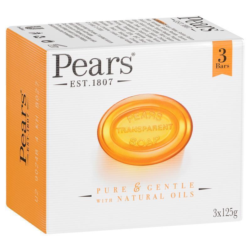 Buy Pears Transparent Value Pack 3x125g online at Chemist Warehouse