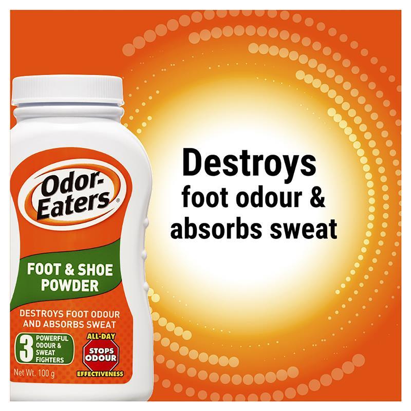 Buy Odor-Eaters Foot & Shoe Powder 100g online at Chemist Warehouse
