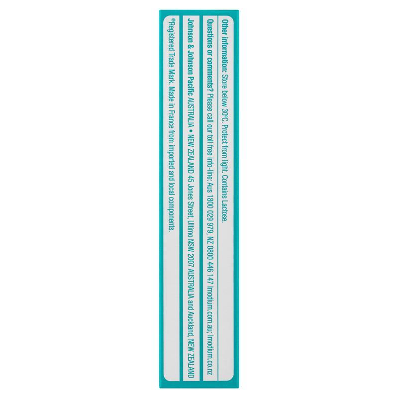Buy Imodium Diarrhoea Capsules 20 Pack online at Chemist Warehouse