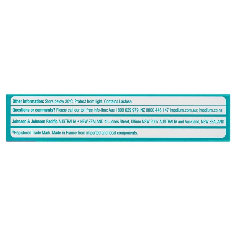 Buy Imodium Diarrhoea Capsules 8 Pack online at Chemist Warehouse
