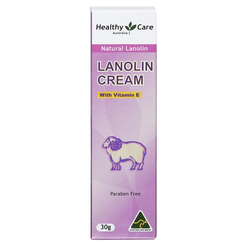 Buy Healthy Care All Natural Lanolin Cream Tube 30g online at Chemist ...