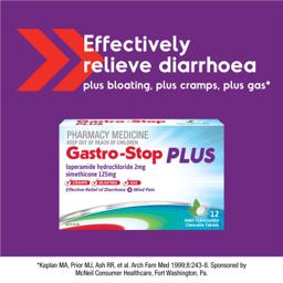 Buy GastroStop Plus Chewable Tablets 12 online at Chemist Warehouse
