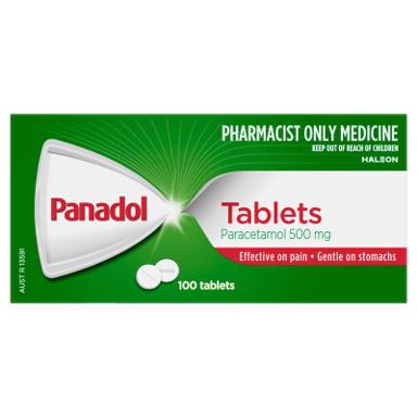 Buy Panadol Paracetamol Pain Relief 100 Tablets online at Chemist Warehouse