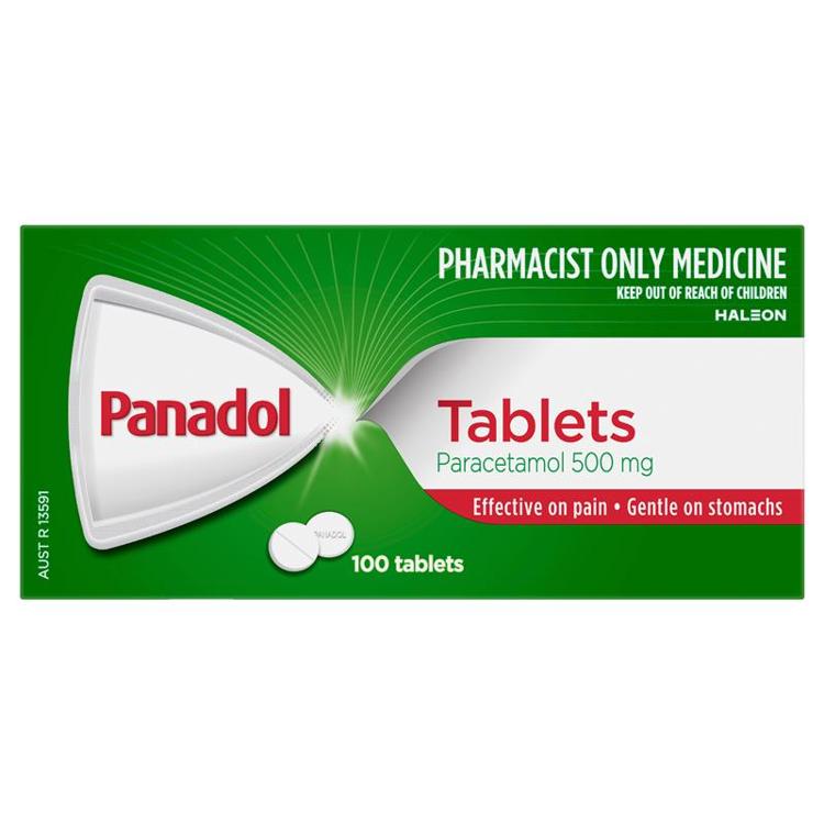 Buy Panadol Paracetamol Pain Relief 100 Tablets online at Chemist Warehouse