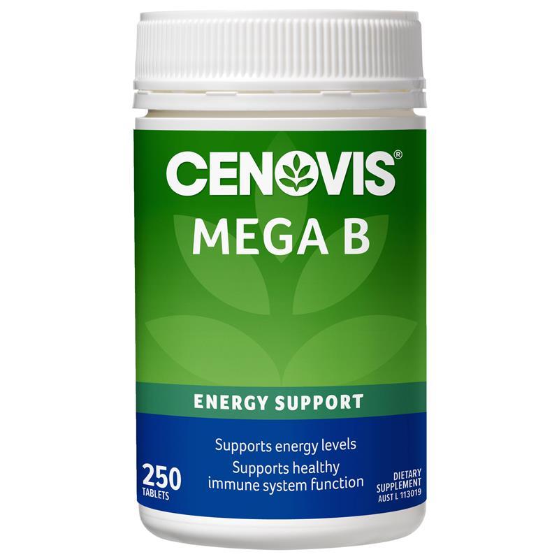 Buy Cenovis Mega B Value Pack 250 Tablets Exclusive Size online at ...