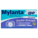 Buy Mylanta 2Go Antacid Double Strength Tablets Lemon Mint 24 Pack ...