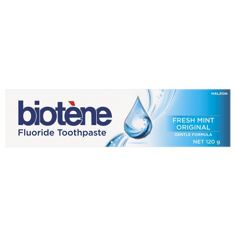 Buy Biotene Dry Mouth Relief Fluoride Toothpaste Fresh Mint 120g online ...