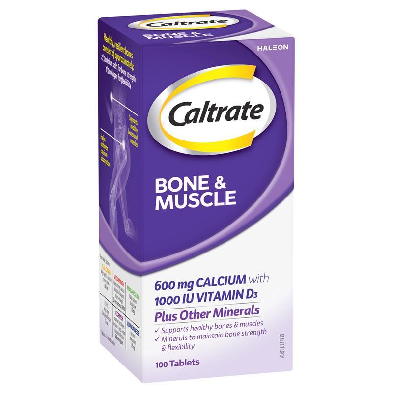 Buy Caltrate Bone and Muscle 100 Tablets online at Chemist Warehouse