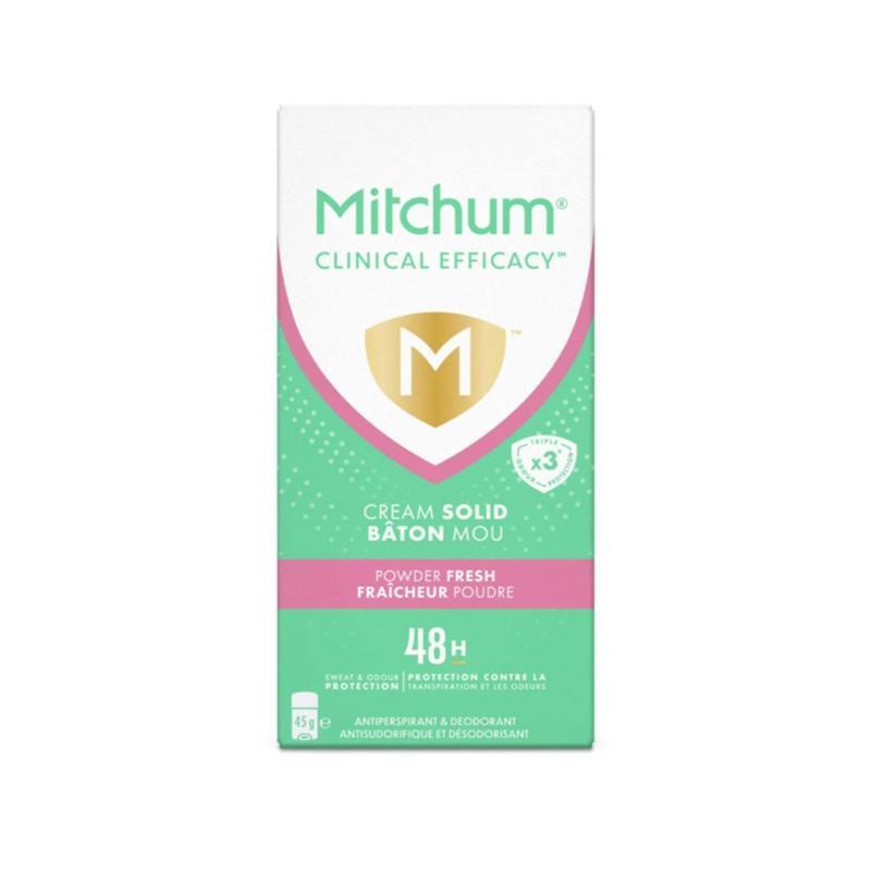 Buy Mitchum for Women Clinical Deodorant Powder Fresh Stick 45g online ...