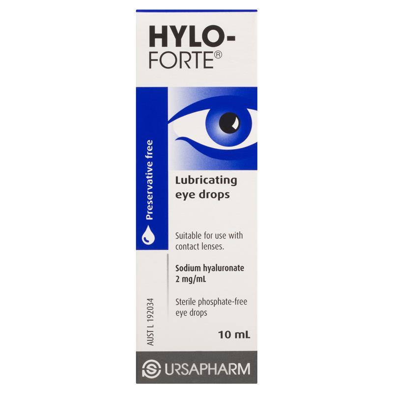 Buy Hylo Forte 2mg Preservative Free Eye Drops 10ml online at Chemist ...