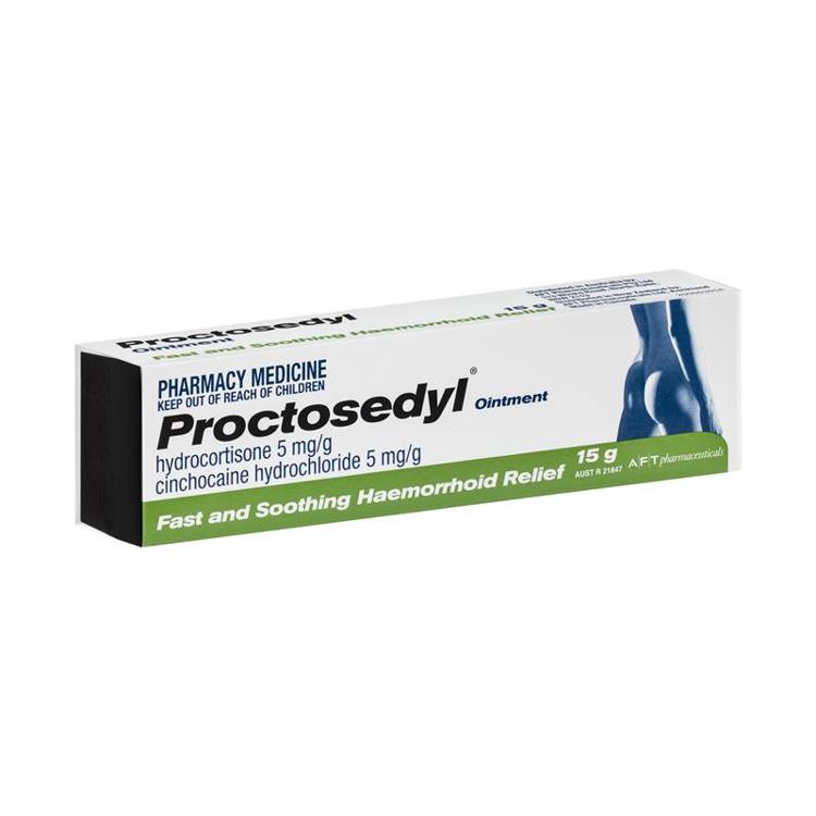 Buy Proctosedyl Haemorrhoids Relief Ointment Cream 15g online at ...