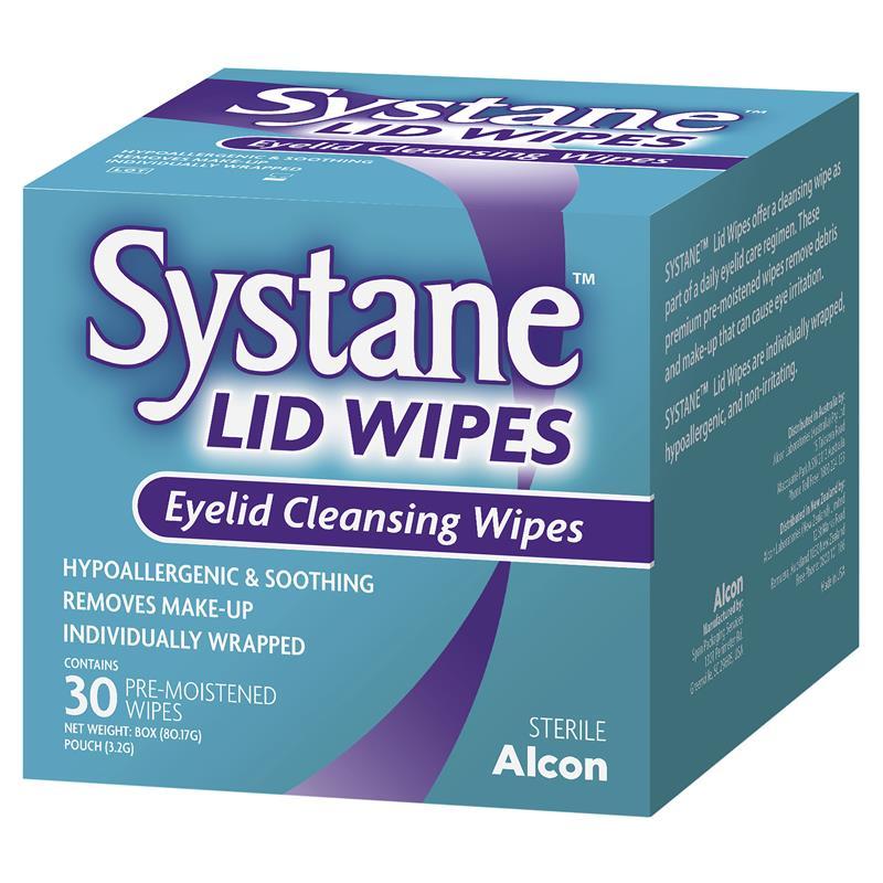 Buy Systane Lid Wipes 30 Pack online at Chemist Warehouse