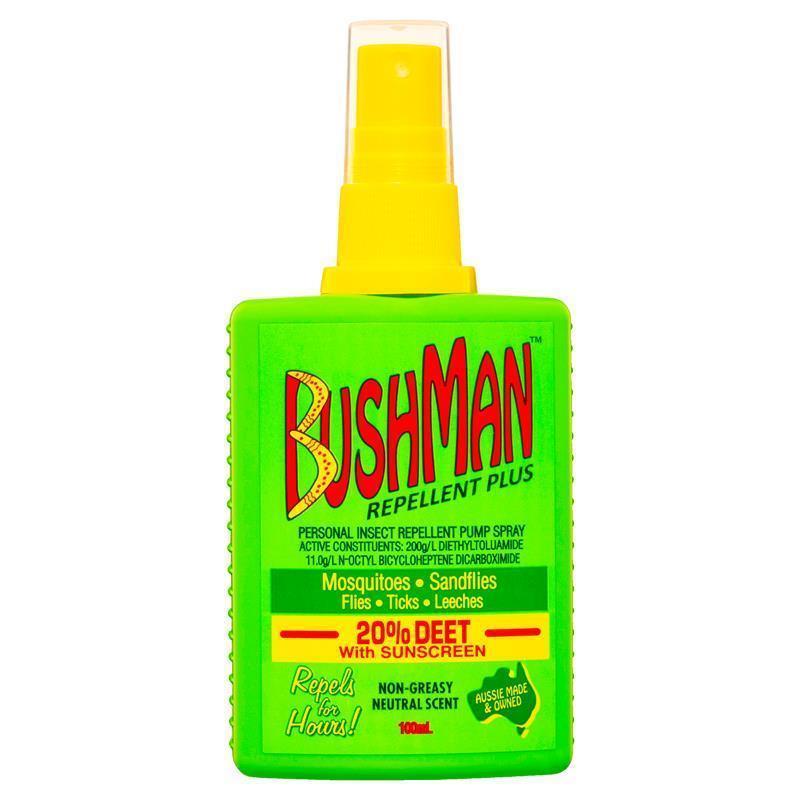 Buy Bushman Plus UV Insect Repellent 100ml Pump Spray online at Chemist ...