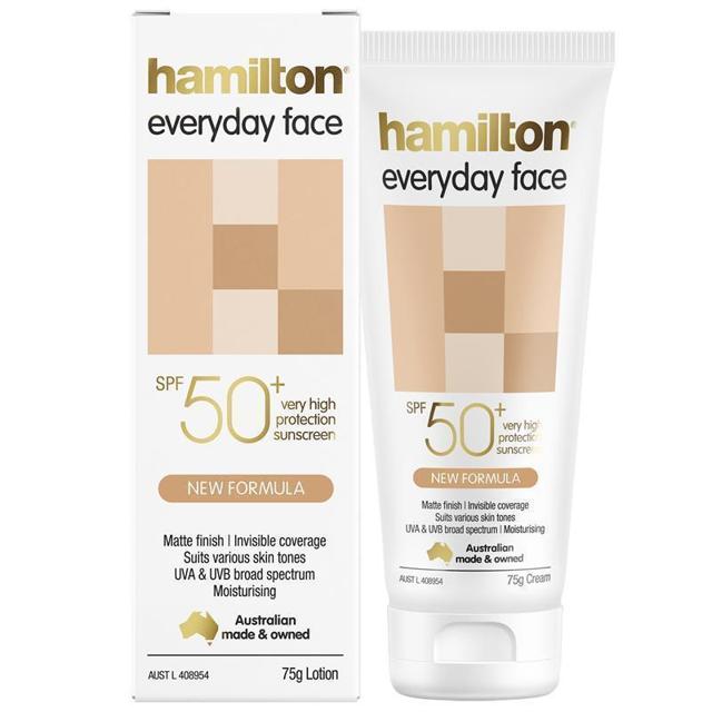 Buy Hamilton SPF 50+ Everyday Face Cream 75g online at Chemist Warehouse