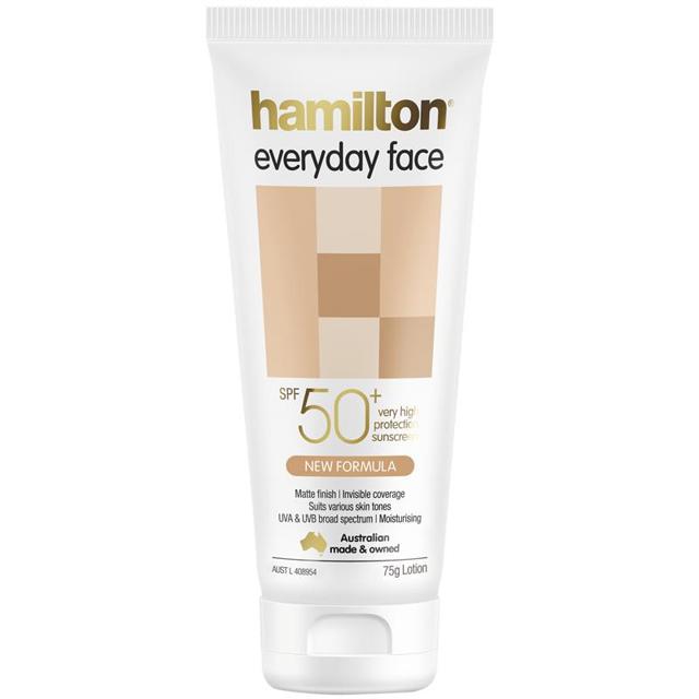 Buy Hamilton SPF 50+ Everyday Face Cream 75g online at Chemist Warehouse