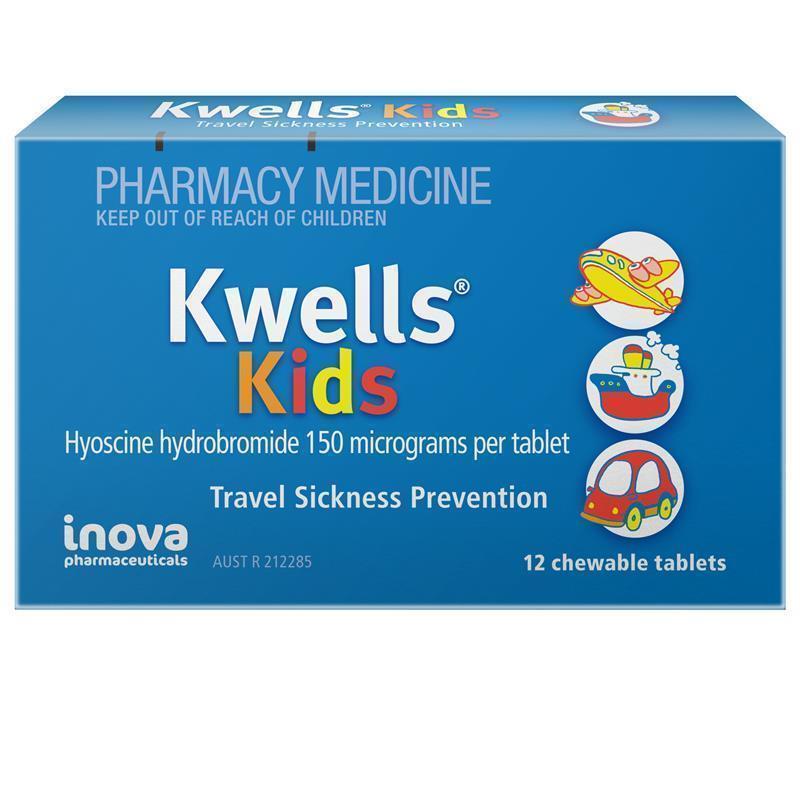 Buy Kwells Kids Travel Sickness 12 Chewable Tablets online at Chemist ...