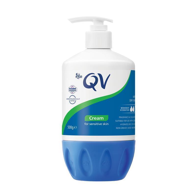 Buy QV Moisturising Cream 500G Pump Pack online at Chemist Warehouse