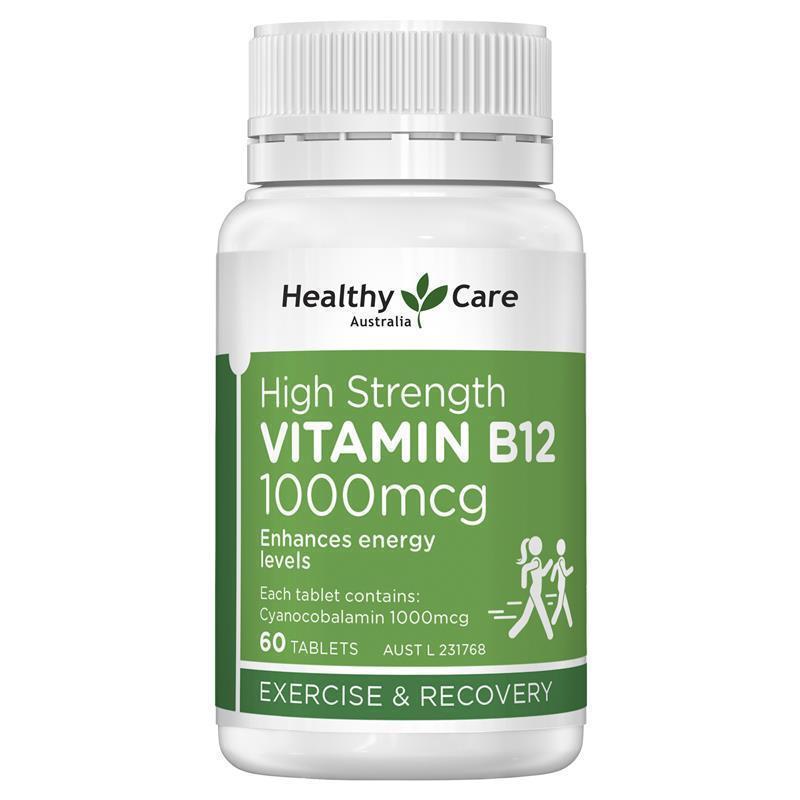 Buy Healthy Care B12 1000mcg 60 Tablets online at Chemist Warehouse