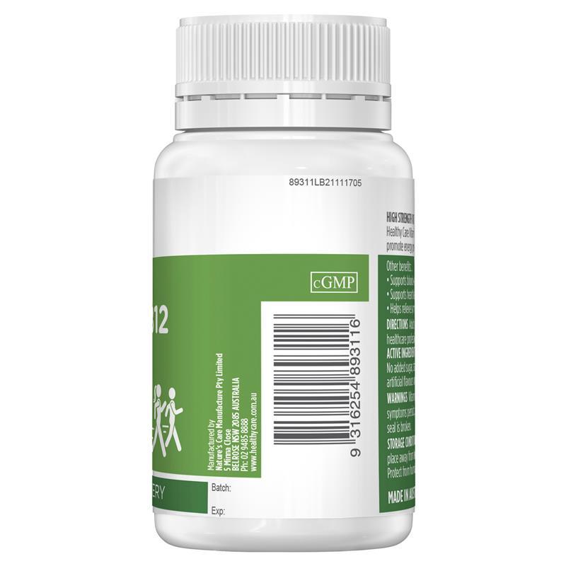 Buy Healthy Care B12 1000mcg 60 Tablets online at Chemist Warehouse