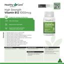 Buy Healthy Care B12 1000mcg 60 Tablets online at Chemist Warehouse