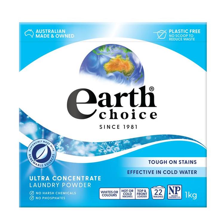 Buy Earth Choice Laundry Powder Dual Format 1 kg online at Chemist ...