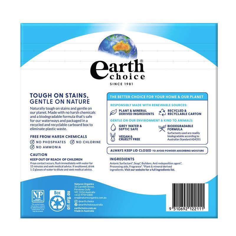 Buy Earth Choice Laundry Powder Dual Format 1 kg online at Chemist ...
