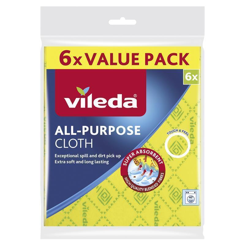 Buy Vileda All Purpose Cloth 6 Pack online at Chemist Warehouse
