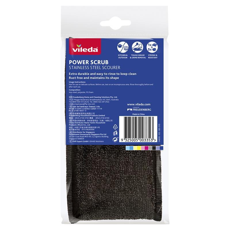 Buy Vileda Power Scrub Scourer 2 Pack online at Chemist Warehouse