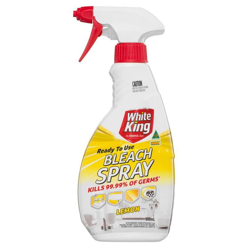 Buy White King Bleach Spray 500ml online at Chemist Warehouse