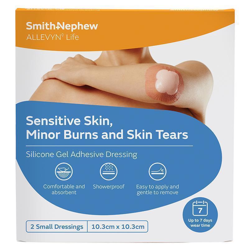 Buy Allevyn Life Small 10.3cm X 10.3cm 2 Pack online at Chemist Warehouse