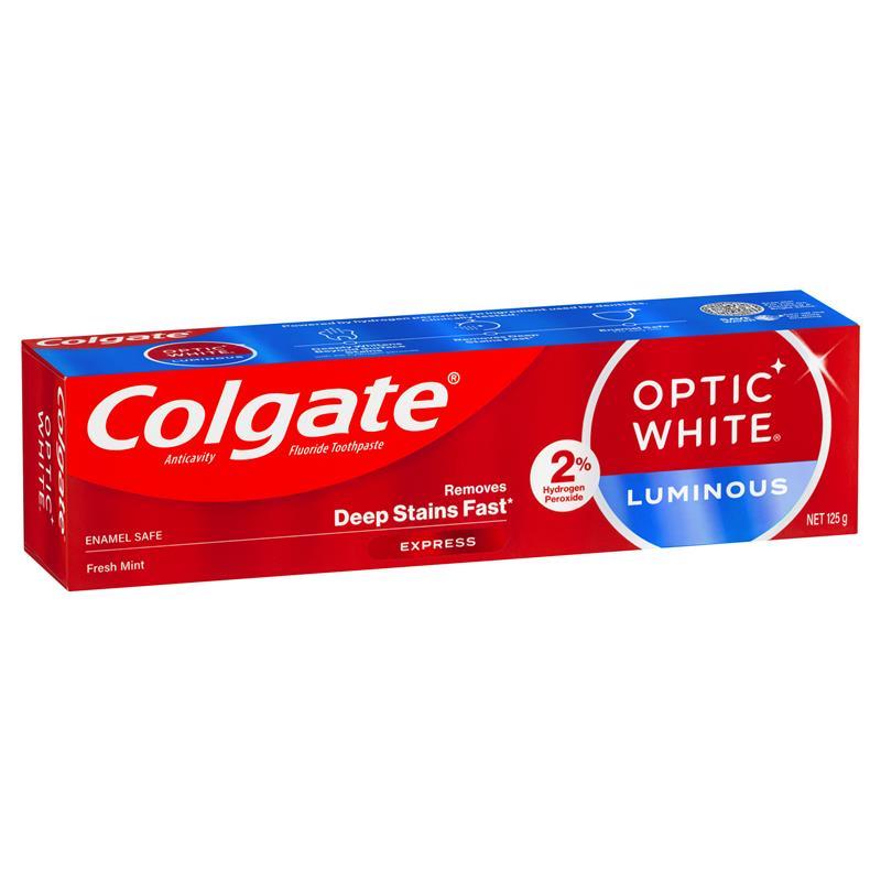 Buy Colgate Toothpaste Optic White Lumionus Express Teeth Whitening ...