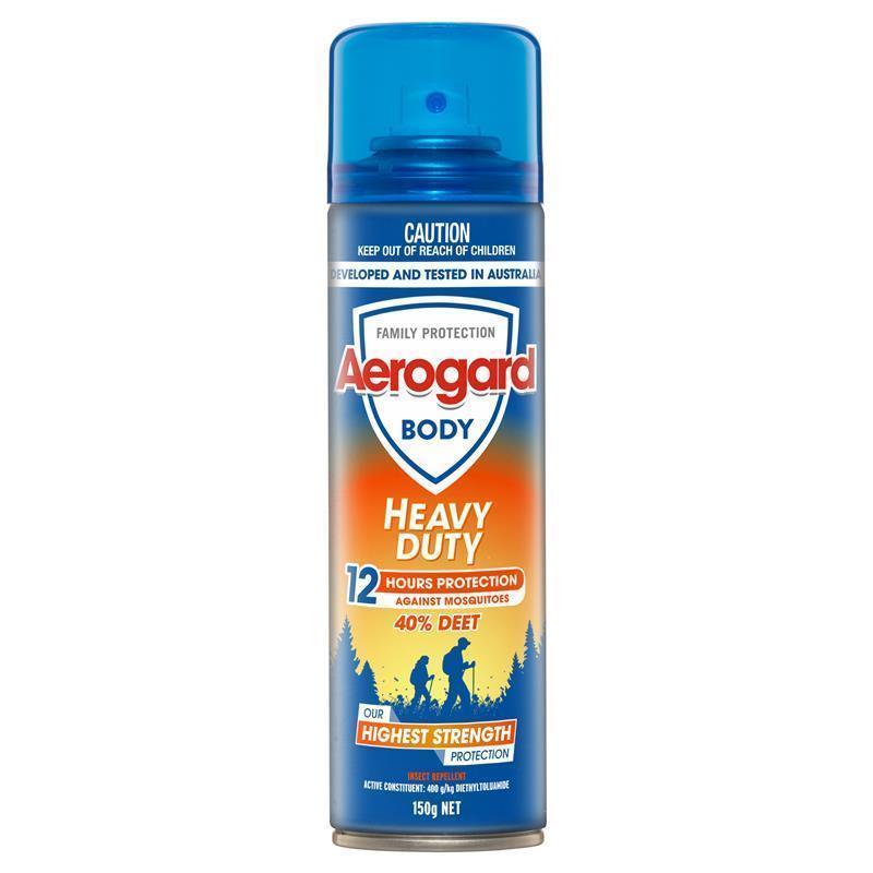 Buy Aerogard Heavy Duty 40% Deet 150g Aerosol online at Chemist Warehouse