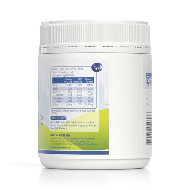 Buy Maxigenes Chewable Milk With Blueberry 150 Tablets online at ...