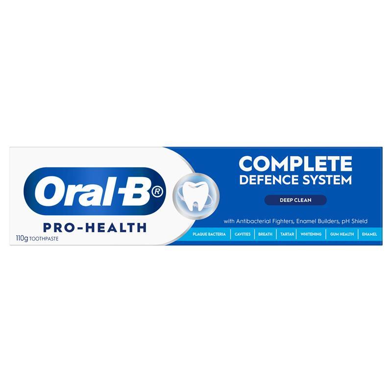 Buy Oral B Toothpaste Pro Health Advanced Deep Clean 110g online at ...
