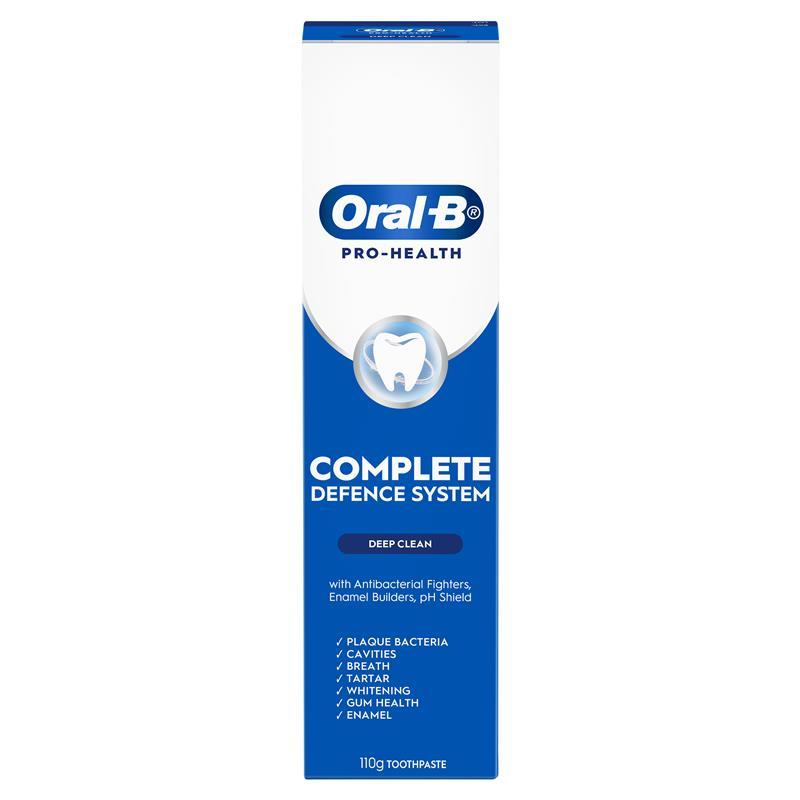 Buy Oral B Toothpaste Pro Health Advanced Deep Clean 110g online at ...