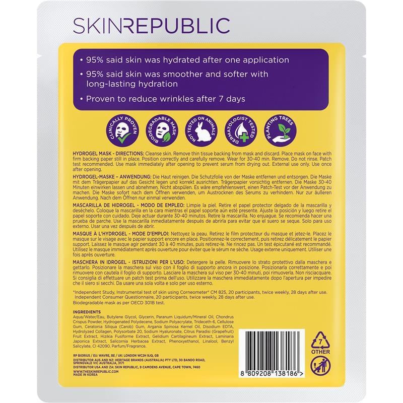 Buy Skin Republic Collagen Hydrogel Face Mask online at Chemist Warehouse