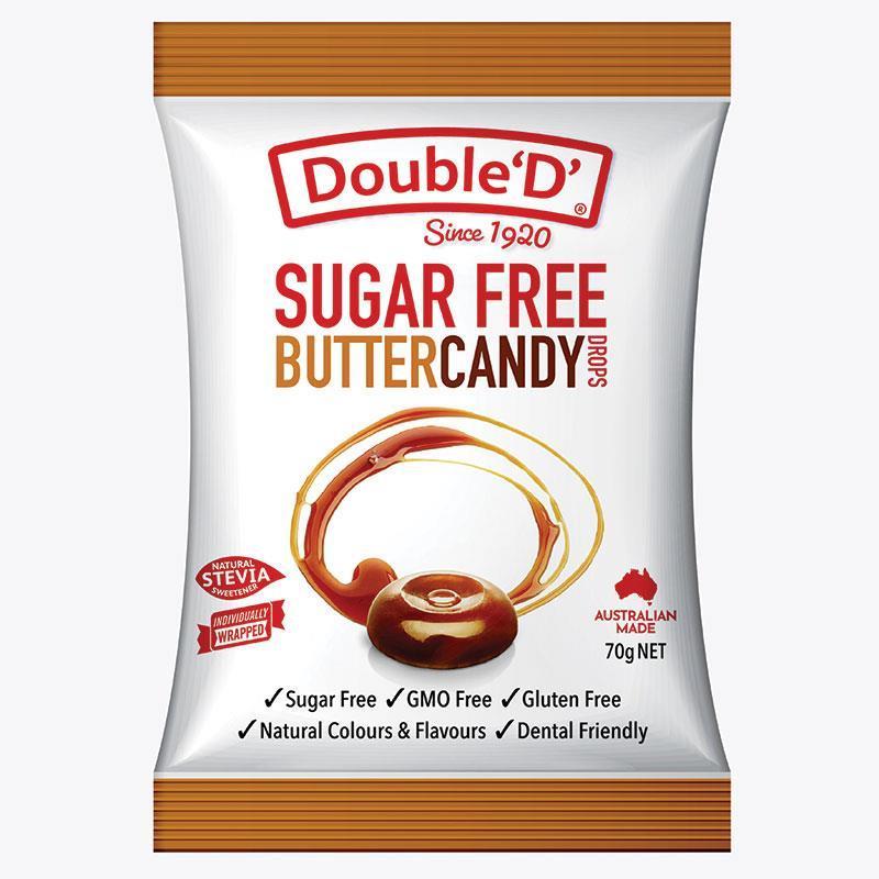 Buy Double D Sugarfree Butter Candy 70g online at Chemist Warehouse