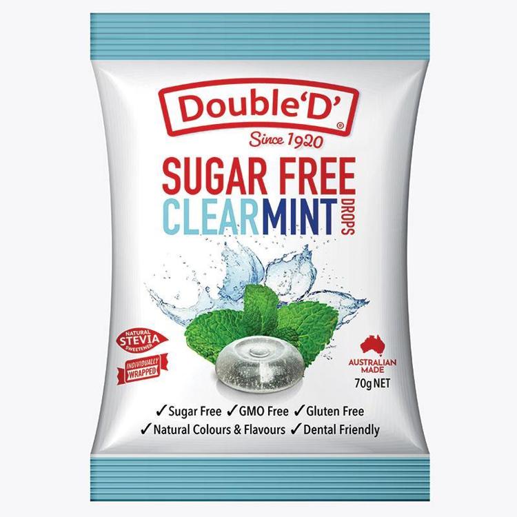 Buy Double D Sugarfree Clear Mints 70g online at Chemist Warehouse