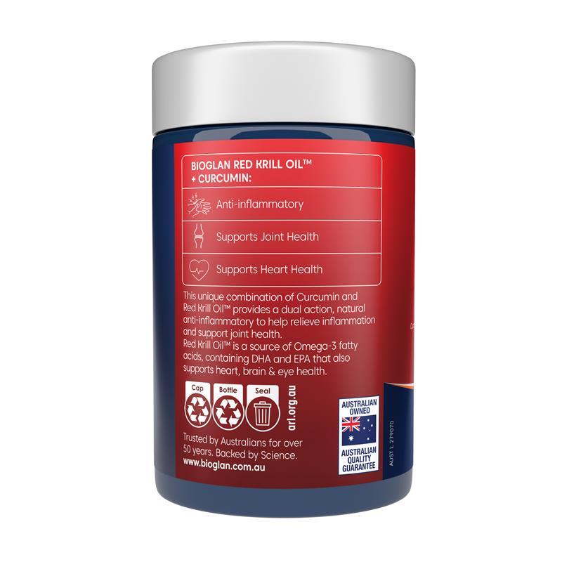 Buy Bioglan Red Krill Plus Curcumin 60 Capsules online at Chemist Warehouse