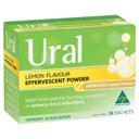 Buy Ural Effervescent Powder Lemon 28 Sachets online at Chemist Warehouse