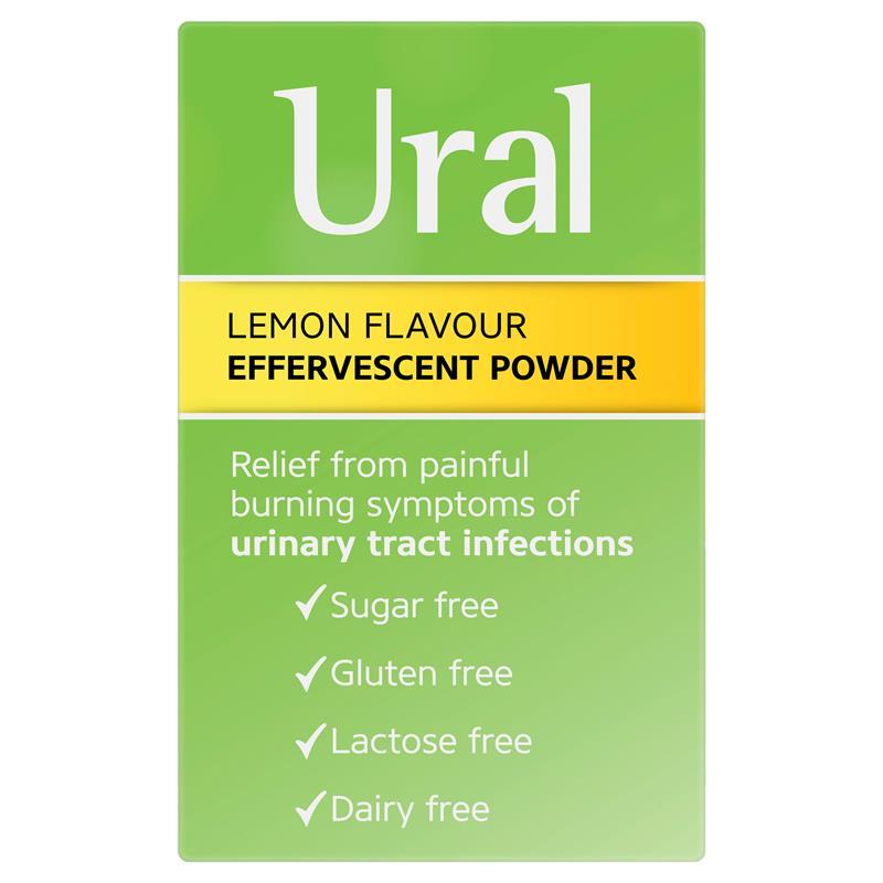 Buy Ural Effervescent Powder Lemon 28 Sachets online at Chemist Warehouse