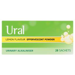 Buy Ural Effervescent Powder Lemon 28 Sachets online at Chemist Warehouse