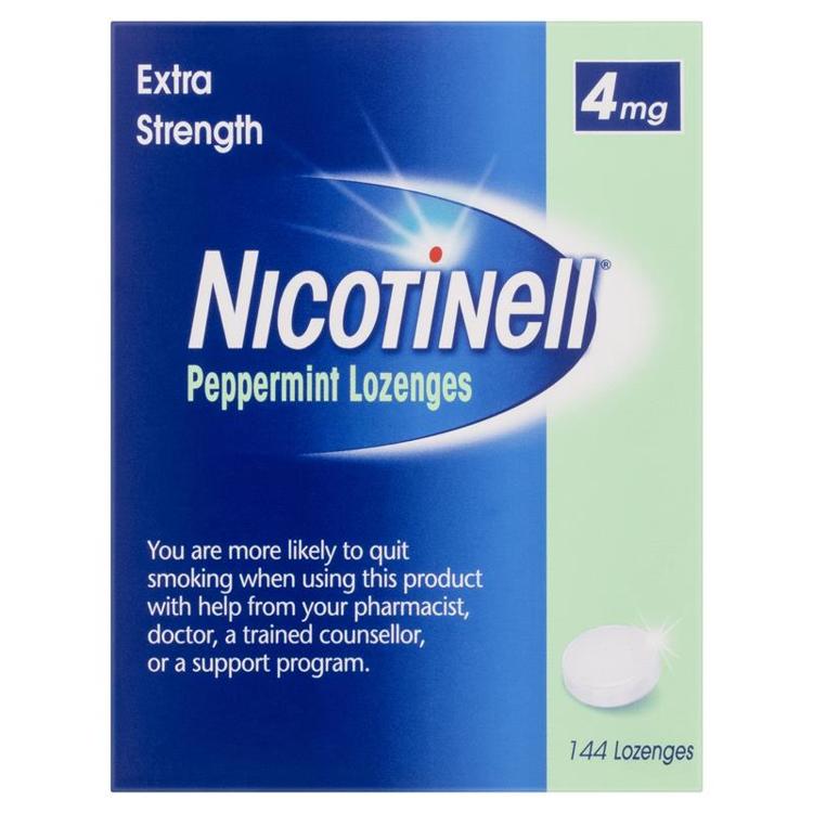Buy Nicotinell Lozenges Mint 4mg 144 Exclusive Size online at Chemist ...