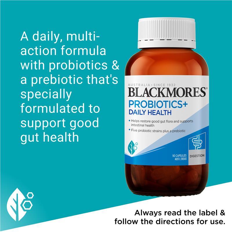 Buy Blackmores Probiotics+ Daily Health 90 Capsules online at Chemist ...