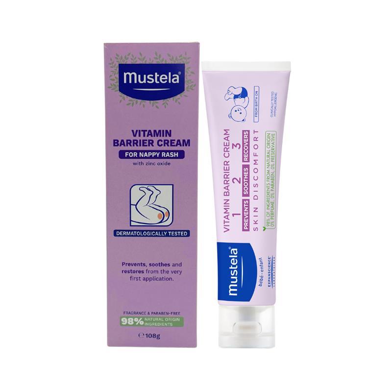 Buy Mustela Vitamin Barrier Cream 100ml online at Chemist Warehouse