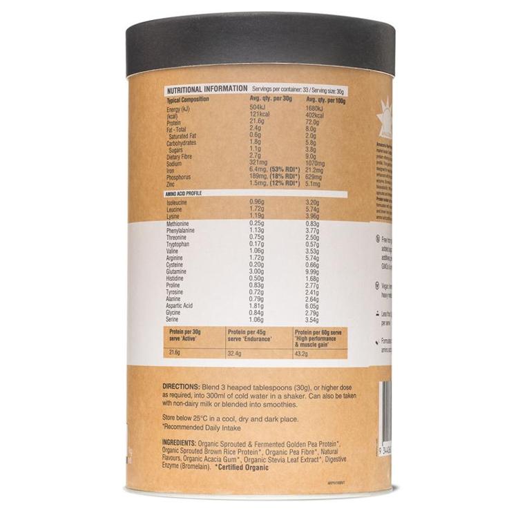 Buy Amazonia RAW Protein Isolate Vanilla 1kg online at Chemist Warehouse