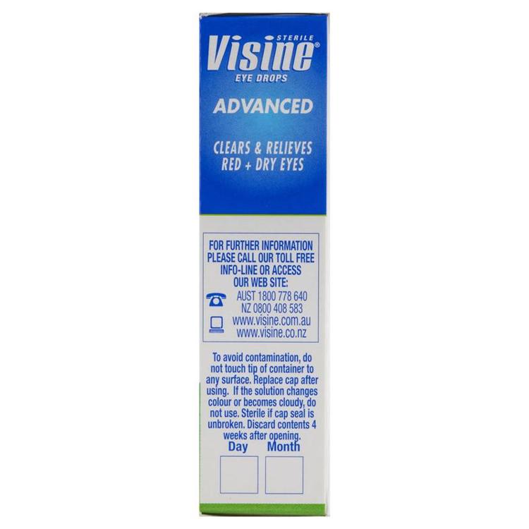 Buy Visine Advanced Relief Eye Drops 15mL online at Chemist Warehouse