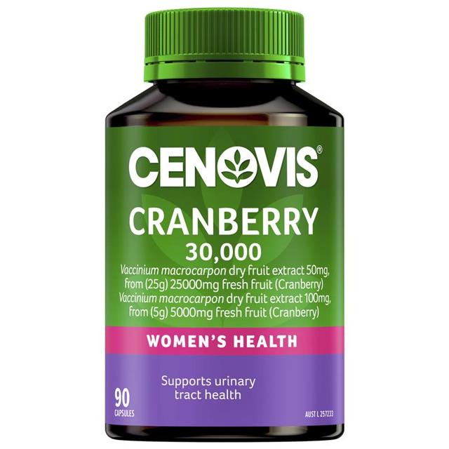 Buy Cenovis Cranberry 30,000mg 90 Capsules Exclusive Size online at ...