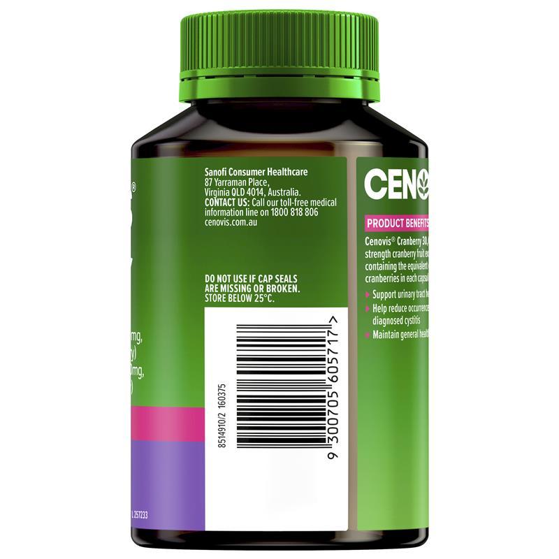 Buy Cenovis Cranberry 30,000mg 90 Capsules Exclusive Size online at ...